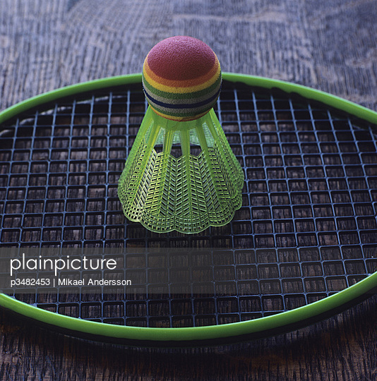 Badminton racket and bird - Stock Image - Everypixel