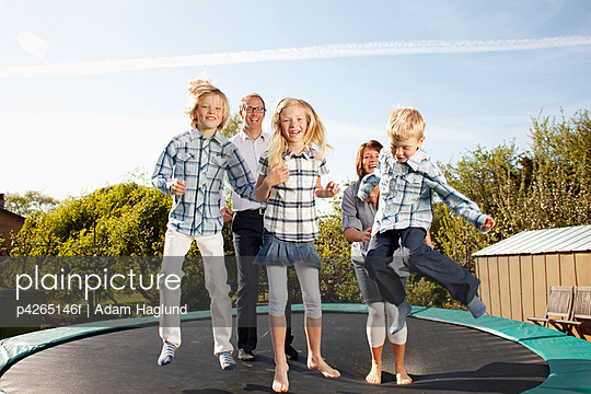 Family jumping - Stock Image - Everypixel