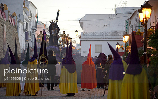 A wooden statue of Christ the Nazarene during an Easter Holy Week ...