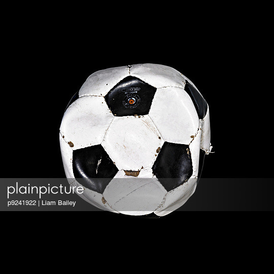 Worn out football - Stock Image - Everypixel